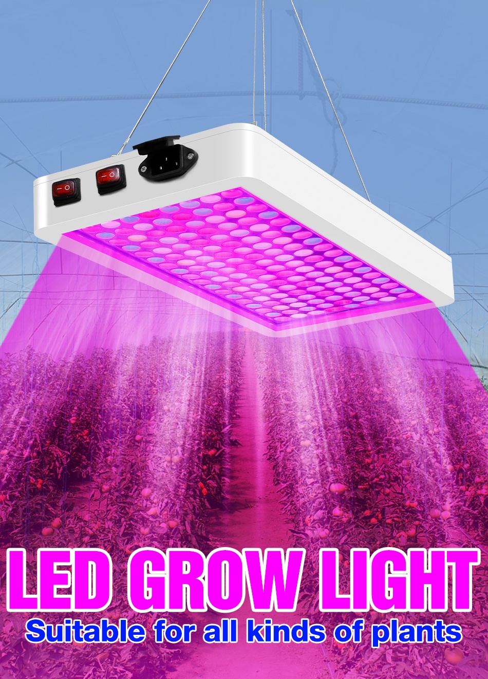 5000W Quantum LED Plant Grow Light Full Spectrum Greenhouse Planting ...