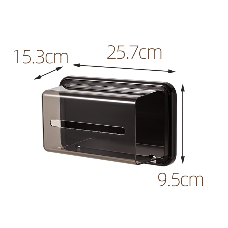 [Ready Stock] Magnetic tissue box Refrigerator storage box Transparent ...
