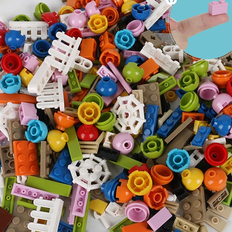 686pcs Creative Technical Building Blocks Floating Balloon House MOC ...