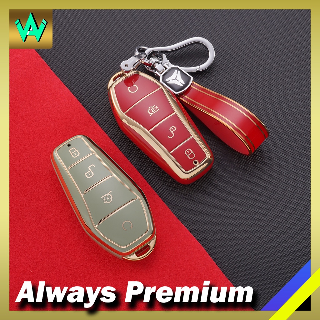 BYD ATTO 3 Key Cover Casing Case Sarung Kunci BYD Atto3 Smart Key ...