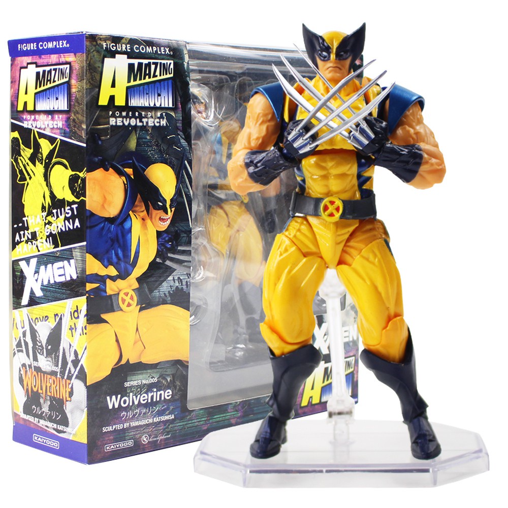 Revoltech Amazing Yamaguchi Wolverine Comic Action Figure / X-Men ...