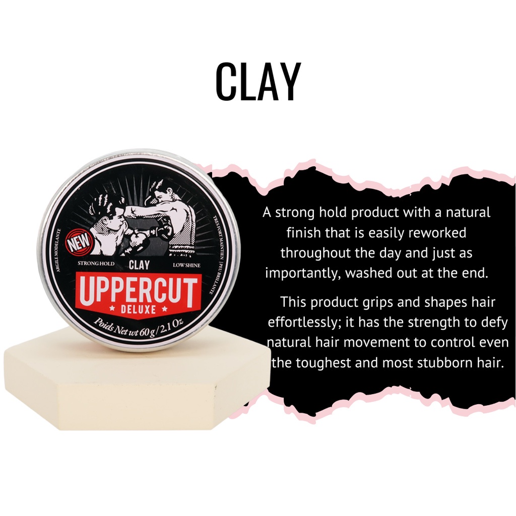 Uppercut/Deluxe Pomade/Monsterhold/Matte Pomade/Easy Hold/Matt Clay ...