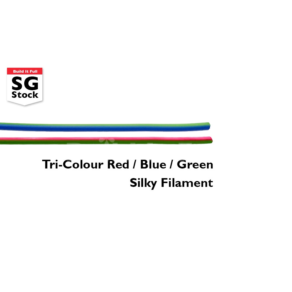 [SG Stock] Silk PLA Silky Dual or Tri-Colour PLA Filament 3D Printing ...
