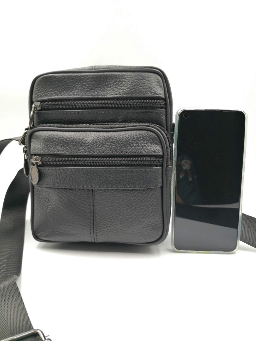 Men bag kulit Cow Leather Sling Bag Crossbody Sling Messenger Bag ...