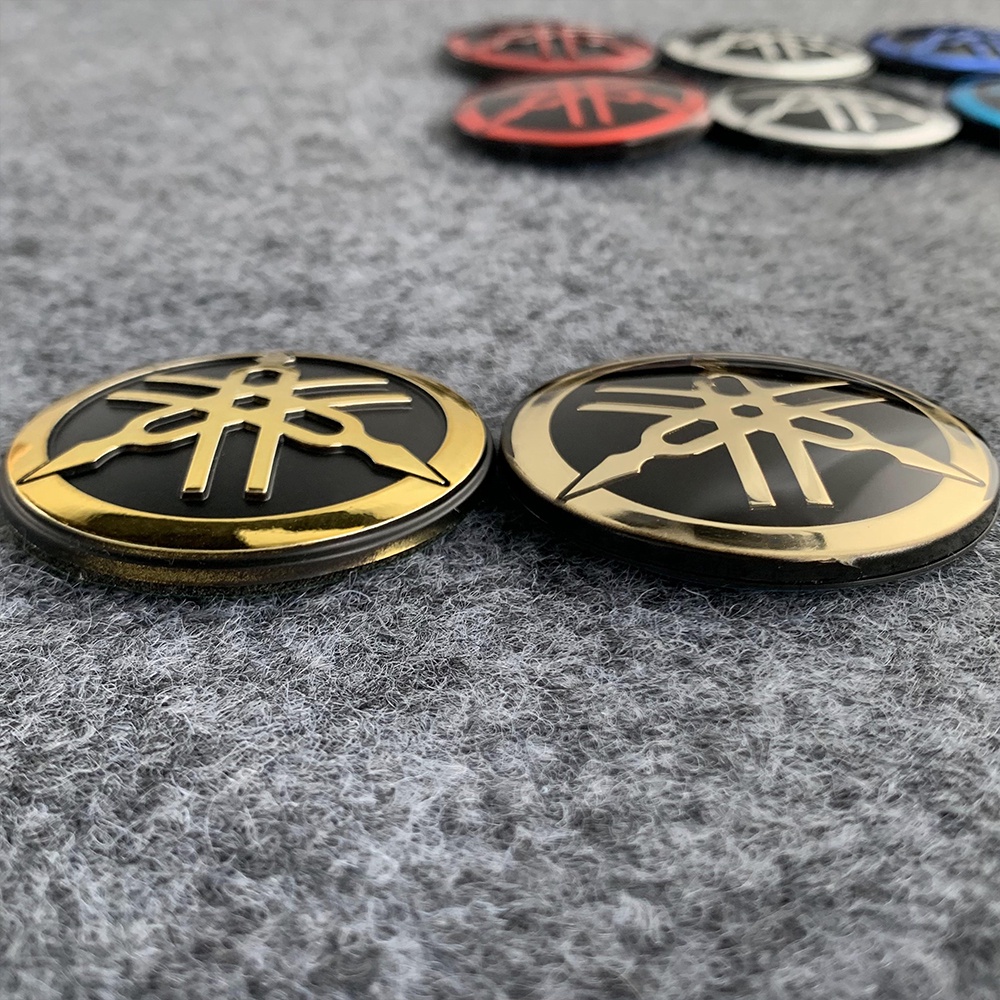 Yamaha 3D Emblem Badge Logo ABS/Acrylic Sticker For Aerox 155 Xmax 300 ...