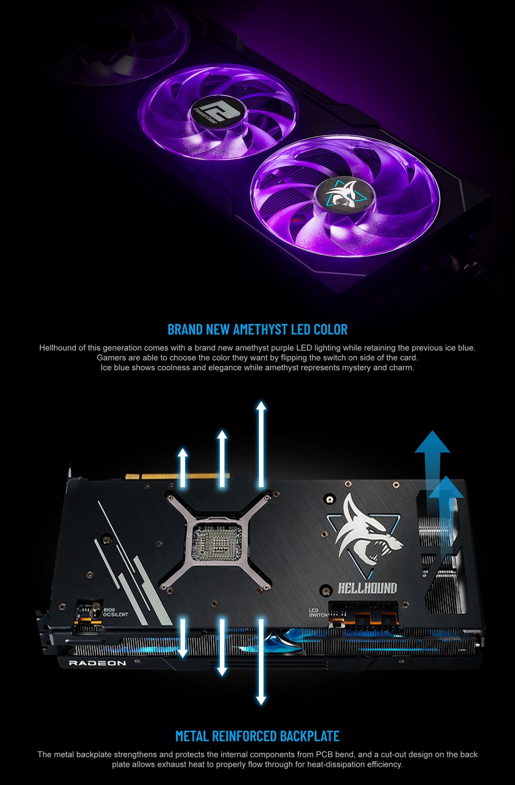 Powercolor Power color Radeon RX 7900 XT RX7900XT 7900XT HellHound 20GB ...