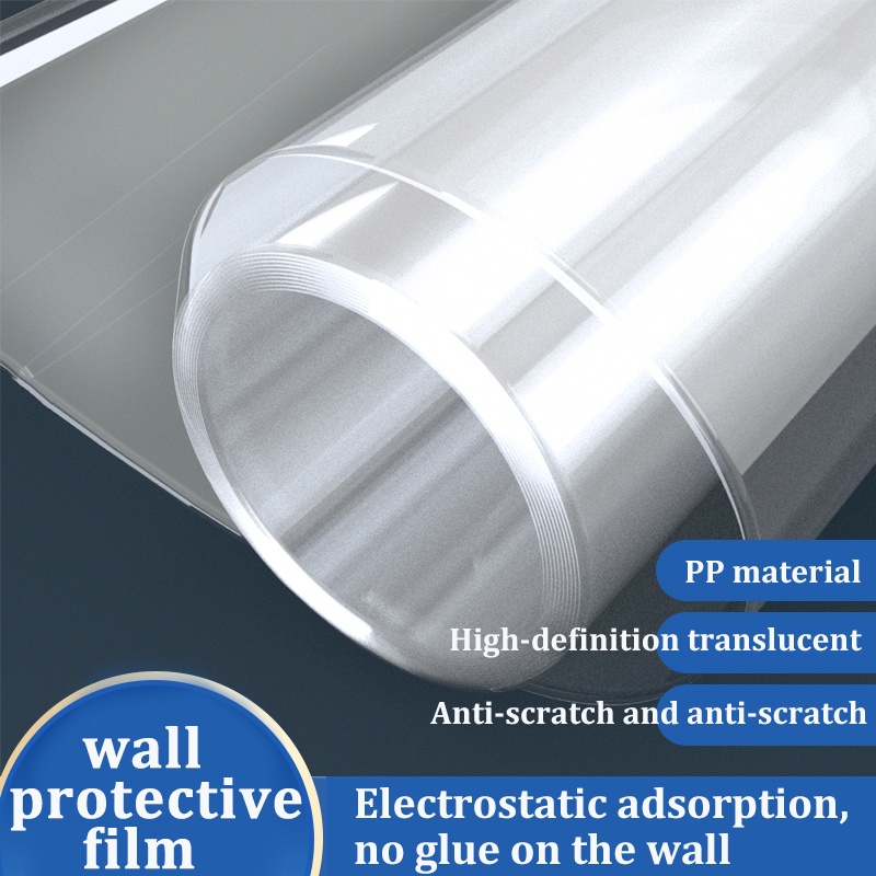 ArtLiving SG Wall Protective Film,Transparent Static Non-hurt Wall ...