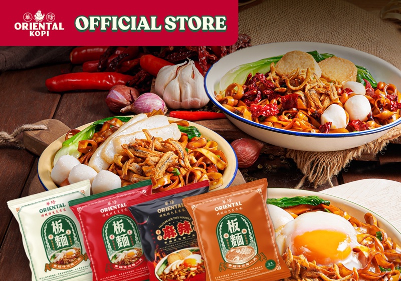 华阳 Oriental Kopi Dry Noodle Pan Ban Mee 手工板面 Original Spicy Mala Soup ...