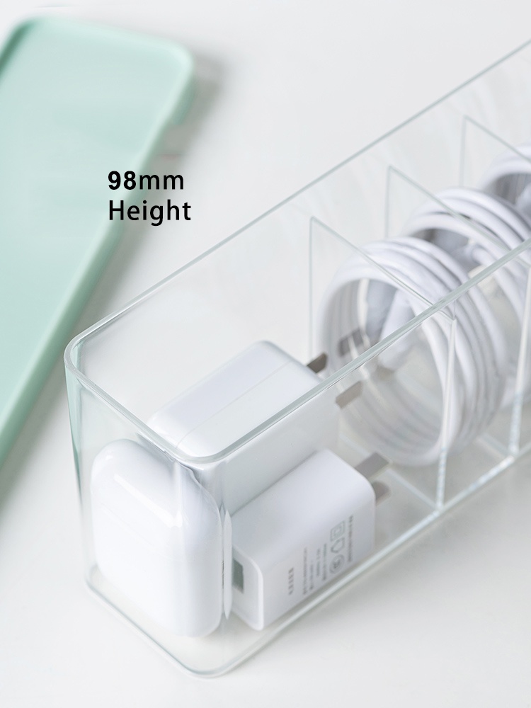 New Type Stackable Cable Storage Box USB Wire Organizer Desk Organizer ...