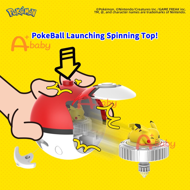 [A+baby] Pokemon Spinning Tops Toy（Beyblade/Gyro/Gyroscope）With ...