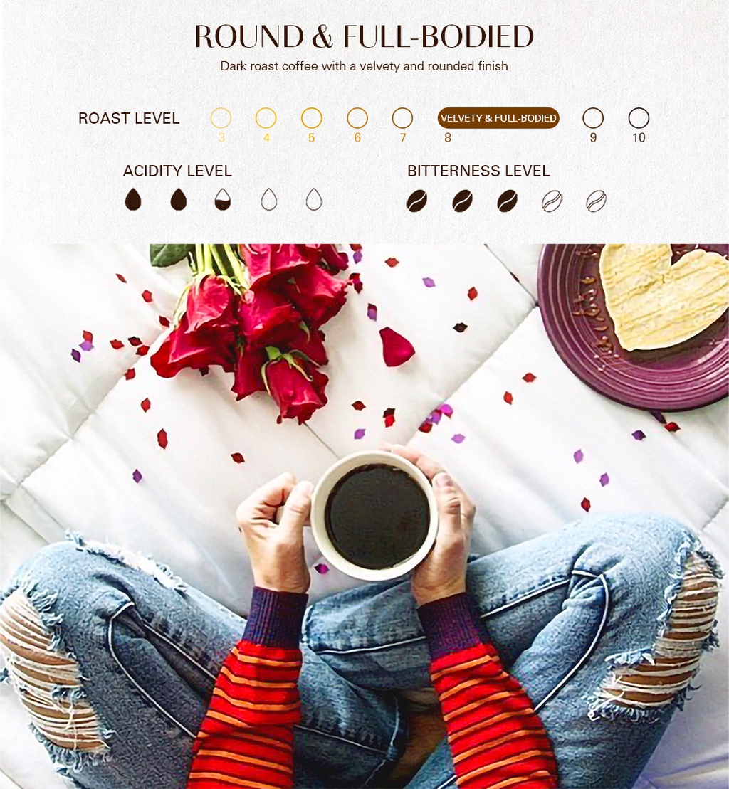 MOCCONA Indulgence Intensity 8 Freeze Dried Instant Coffee, 100g ...