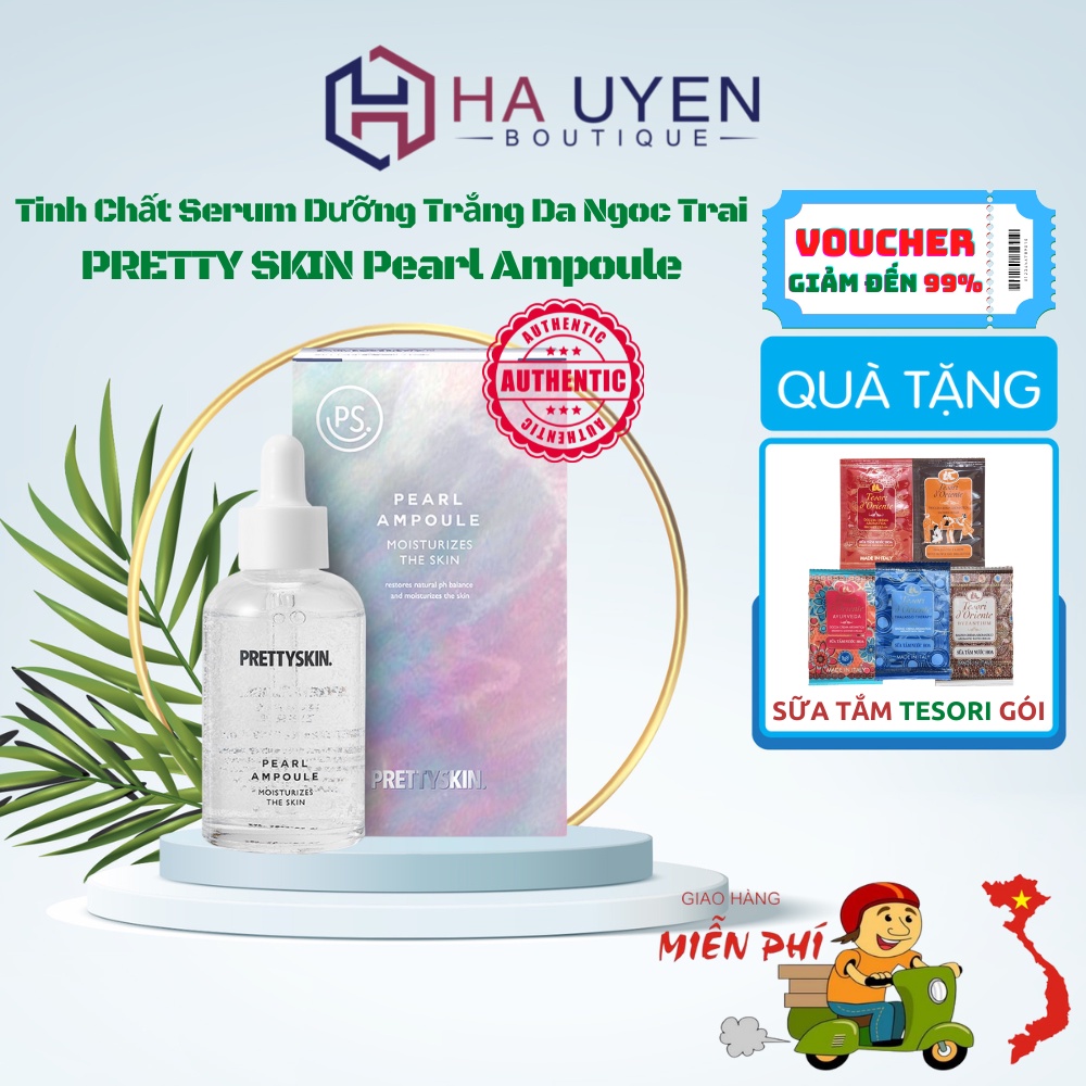 Pretty SKIN Pearl Ampoule SKIN Whitening Serum, Fade Dark Spots ...