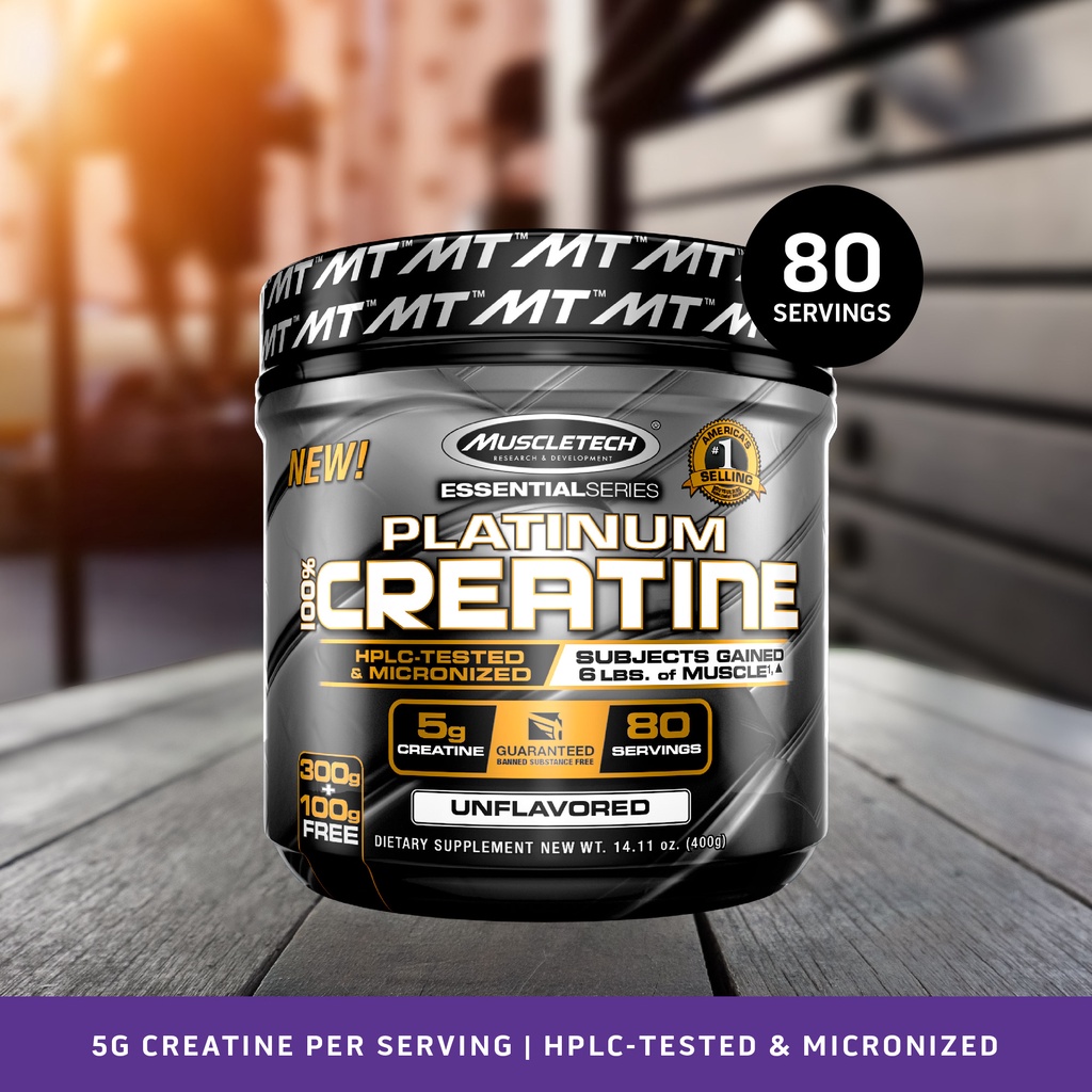 MuscleTech Platinum 100% Creatine (400g - 80 Servings) | Shopee Singapore