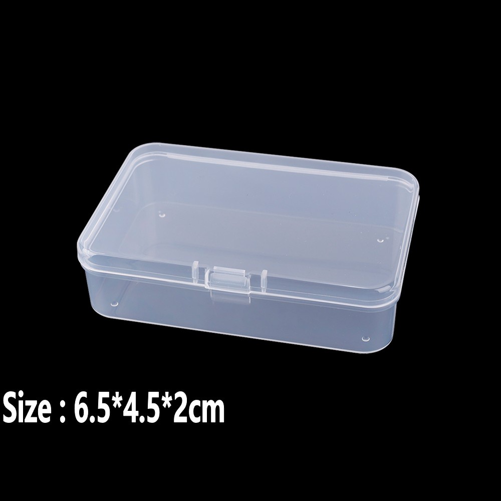 6Pcs Multiple Sizes Mini Plastic Box Dustproof Durable Strong Jewelry ...