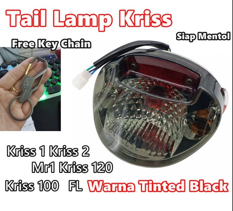 MODENAS KRISS110 MR1 KRISS120 TAIL LAMP BRAKE LIGHT ZR KRISS1 KRISS2 ...