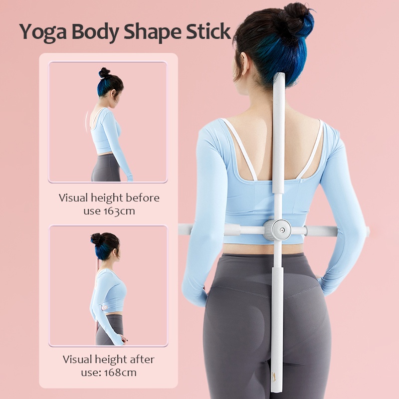 【SG Stock】Back Support Yoga Posture Corrector Stick Shape stick Open ...