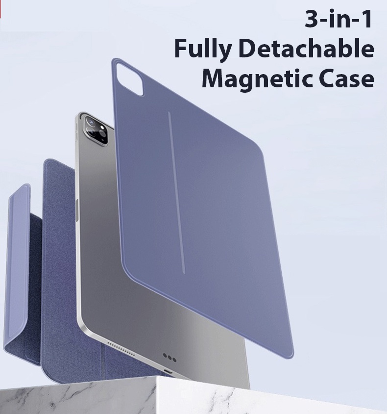 3-in-1 Magnetic Detachable iPad Case for iPad Air 5th / Air 4th / Pro ...