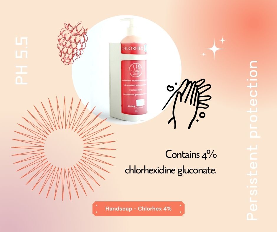 Steril Medical Chlorhex PH5.5 Antimicrobial Hand Wash 500ML [2/4/6 ...