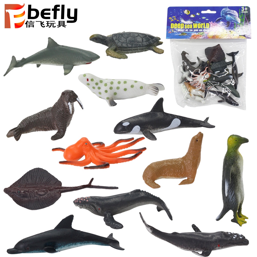 [Cute and Funny] Animal Model Toy Set High Quality Wildlife World ...