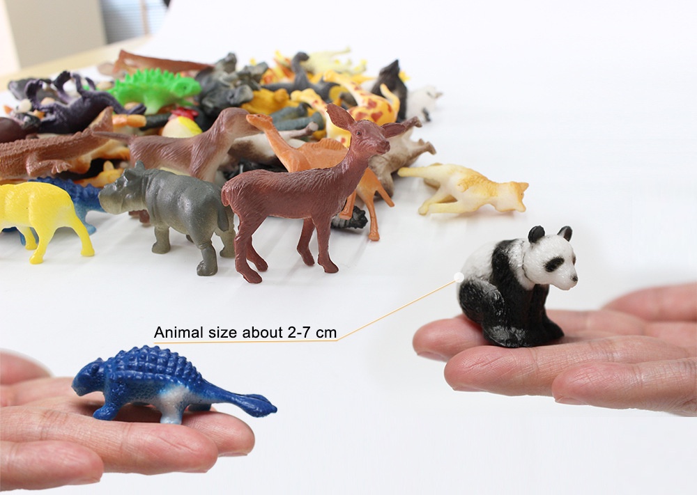 [Cute and Funny] Animal Model Toy Set High Quality Wildlife World ...