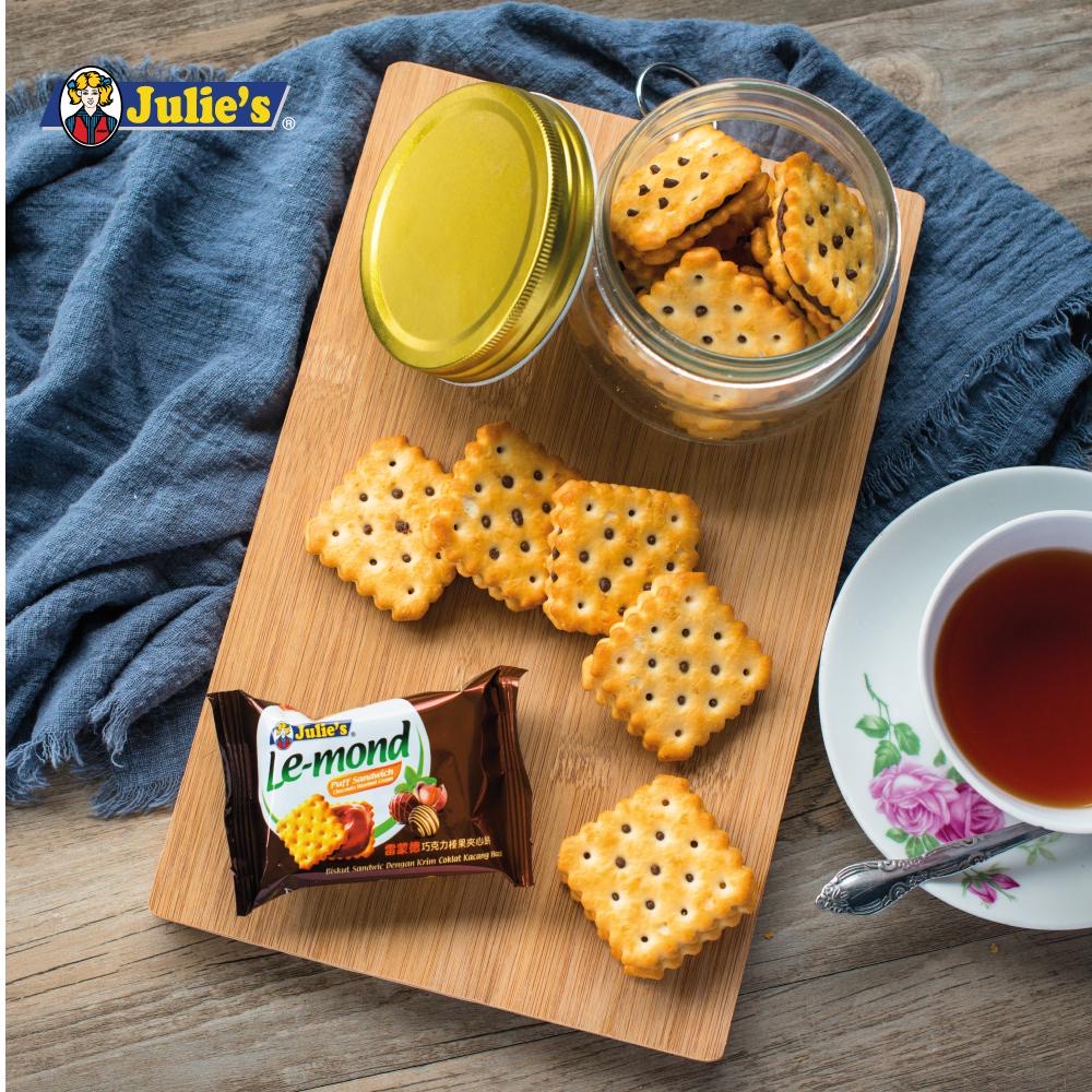 Julie's Le-mond Lemon Puff Sandwich 272g/Cheddar Cheese Puff Sandwich ...