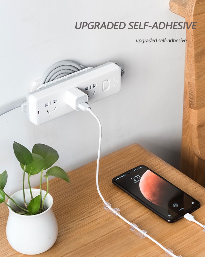 KING Upgrade Power Plug Socket Holder Socket Hook Multipurpose Adhesive ...