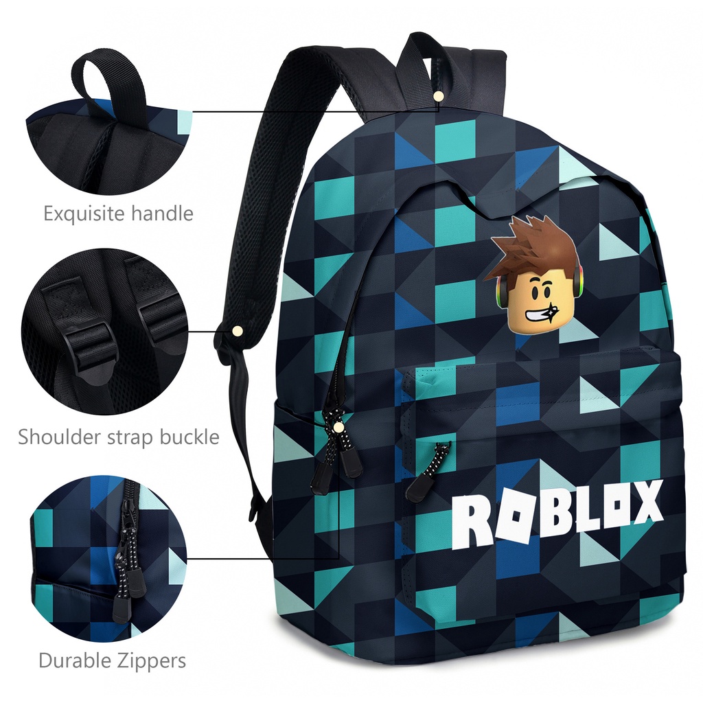 [Various Designs] Roblox Children Kids School Bag Backpack & Pencil ...
