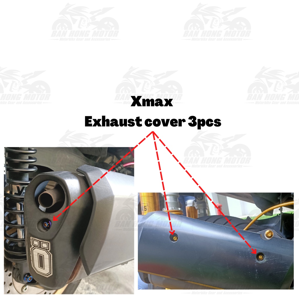 XMAX Screw Set Bolt Screws Titanium Screw CVT Cover/Coverset ...