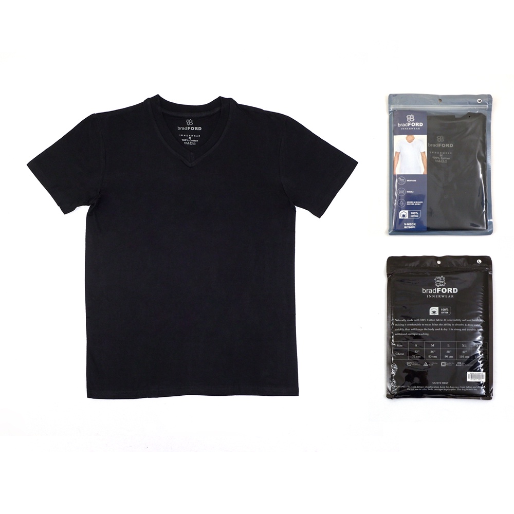 bradFORD 1pc-pack V-Neck Inner wear (Random colour to be send out ...