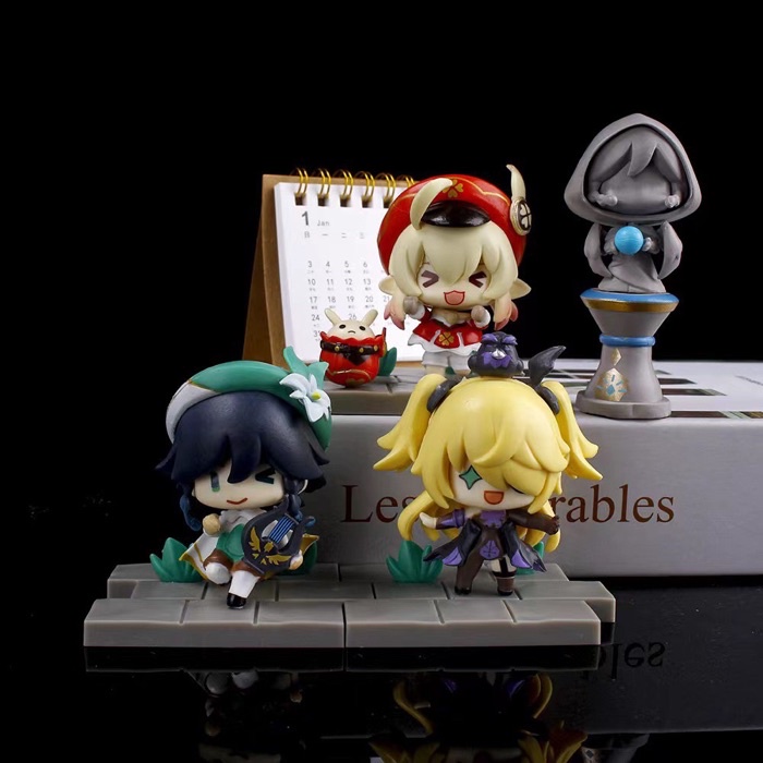 Genshin Impact Mini Figure Collection丨Kaeya Diluc Barbara Venti Klee ...