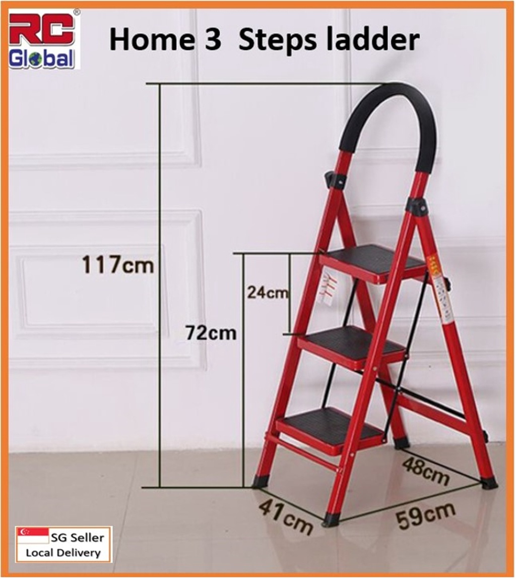RC-Global Ladders / Household Ladders / step ladders / Ladder ( 3 steps ...