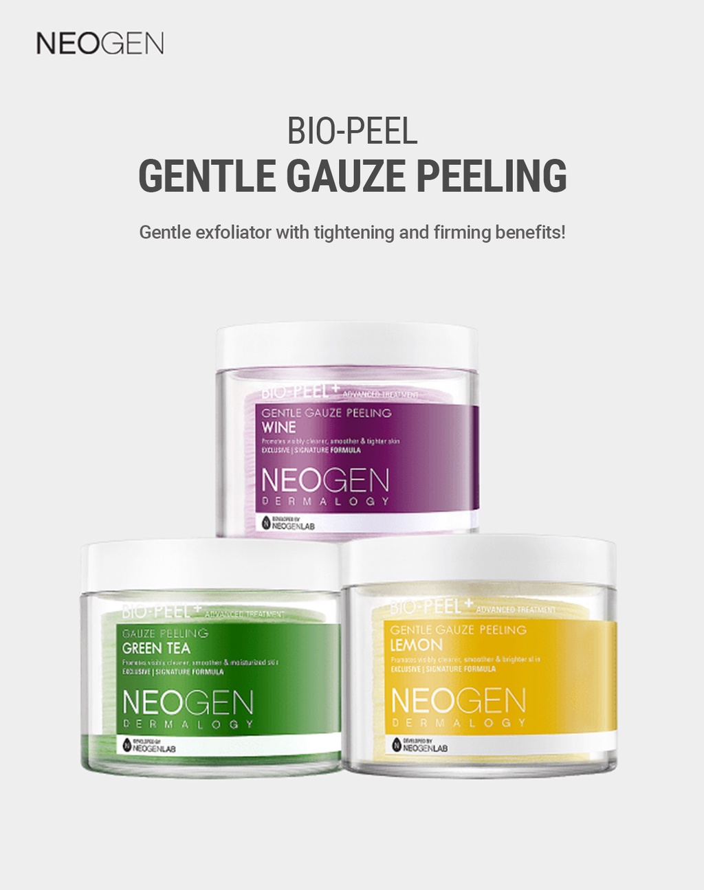 [NEOGEN DERMALOGY] Bio-Peel Gauze Peeling (8 Pads / 30 Pads) | Shopee ...
