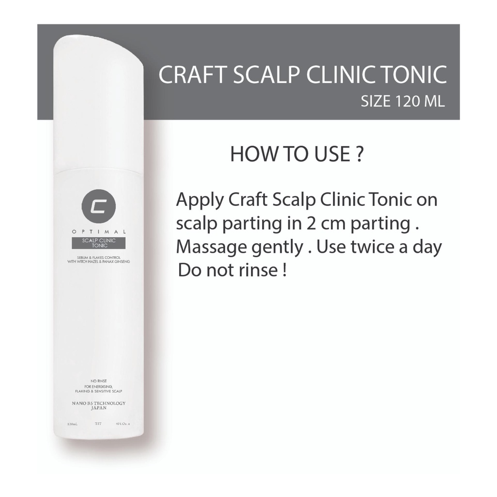 CRAFT SCALP CLINIC TONIC DUO SET FREE 25ml Tonic(Limited Edition) FOR ...