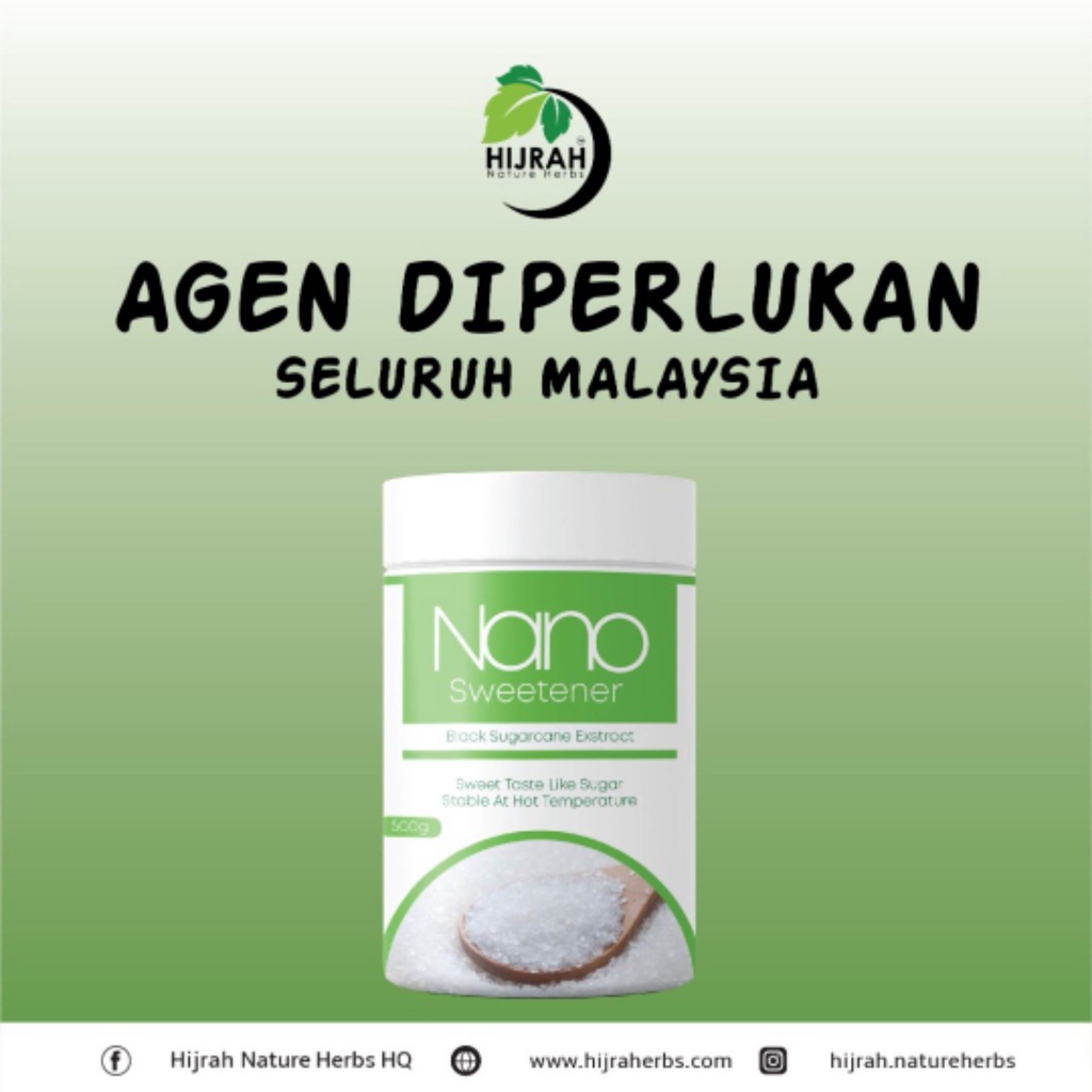 Hijrah Nature Herbs Nano Sweetener Herbal Diabetic Friendly Sugar ...
