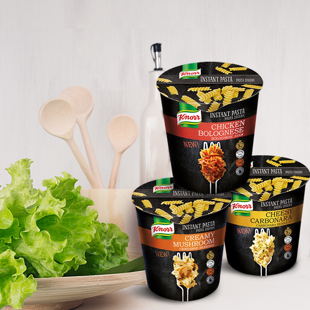 [EXP DATE: JAN 2024]Knorr Instant Pasta Cup Cheesy Carbonara/Creamy ...