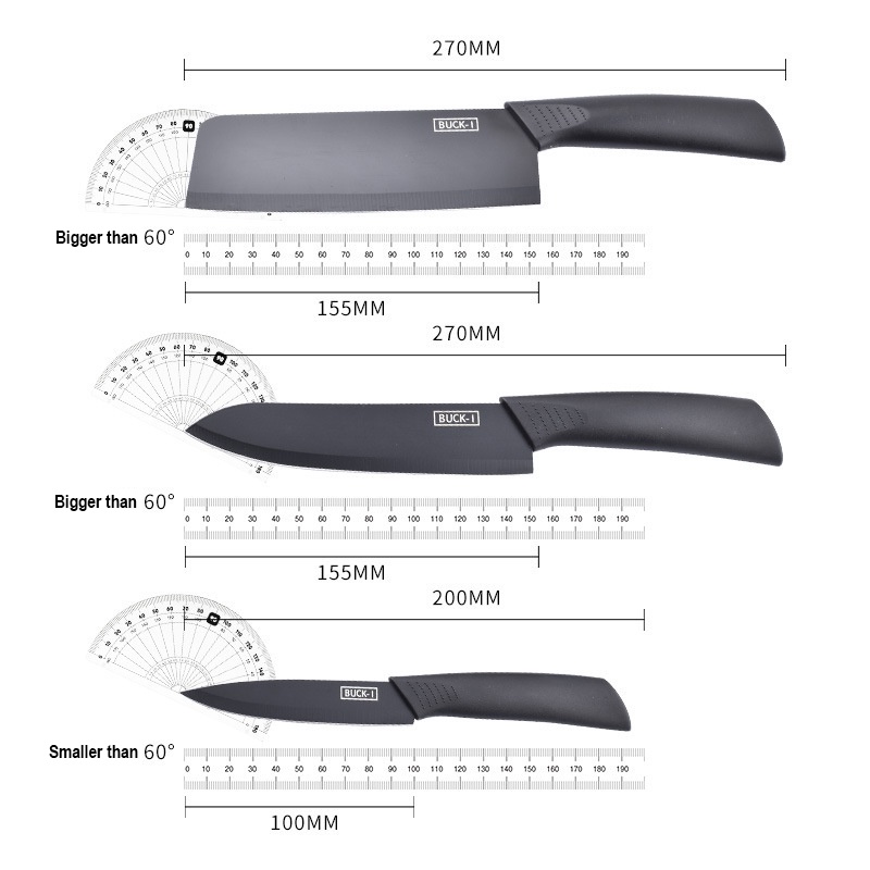 7 in 1 Stainless Steel Kitchen Knife Set German Technology High Carbon ...