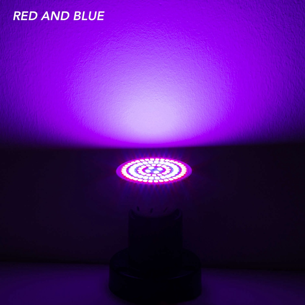 LED Plant Grow Light Bulb E27 Full Spectrum Plants Lamp Hydroponic MR16 ...