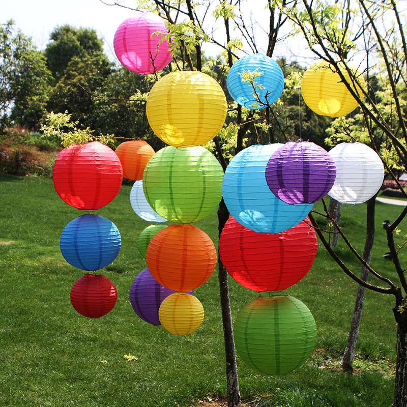 [Wholesale Price]6"(15cm) Multicolor Chinese Traditional Round Paper ...