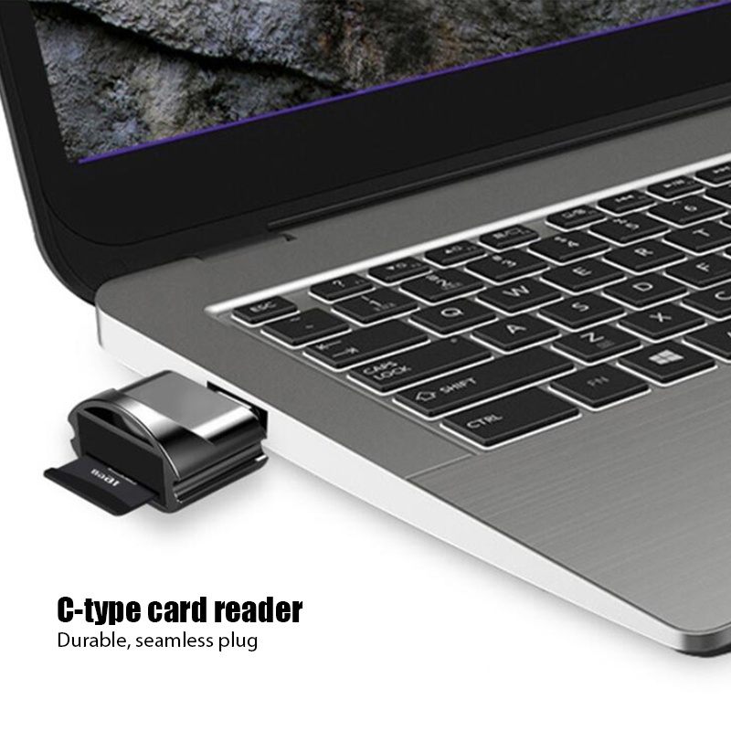 Type C To Micro-SD TF Adapter OTG USB Adapters Smart Memory Card Reader ...