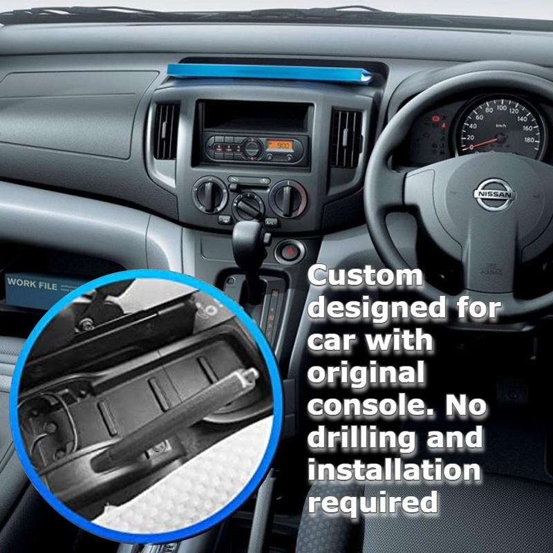 Nissan NV200 Deluxe Edition Armrest Console Storage Box With 12V Power ...