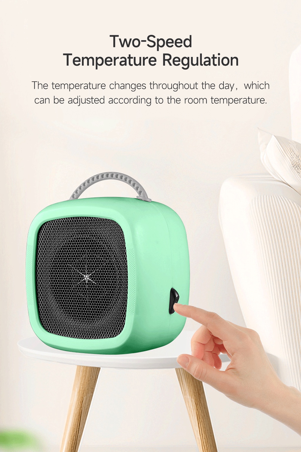 Mini Heater / Warm Air Blower / Office Heater / Desktop Heater / Warm ...
