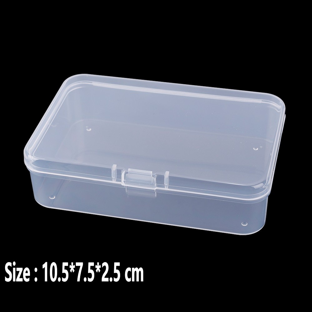 6Pcs Multiple Sizes Mini Plastic Box Dustproof Durable Strong Jewelry ...