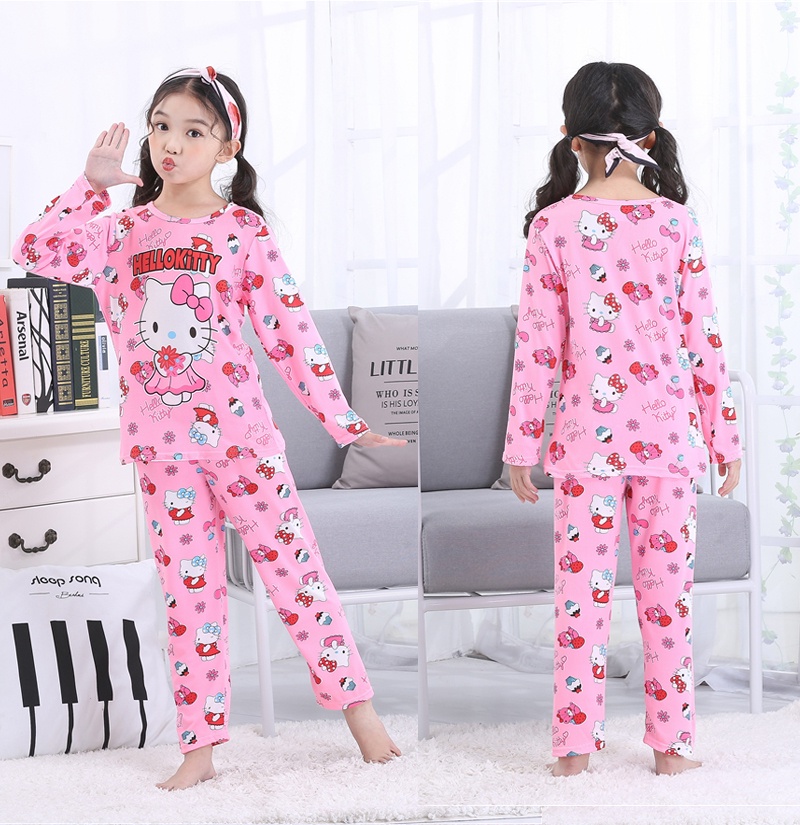 2pcs/Set Girls Pyjamas Cute Rabbit Kids Pyjamas Set Children Pajamas ...