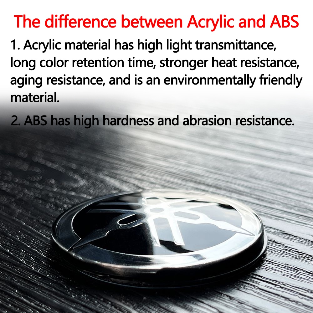 Yamaha 3D Emblem Badge Logo ABS/Acrylic Sticker For Aerox 155 Xmax 300 ...