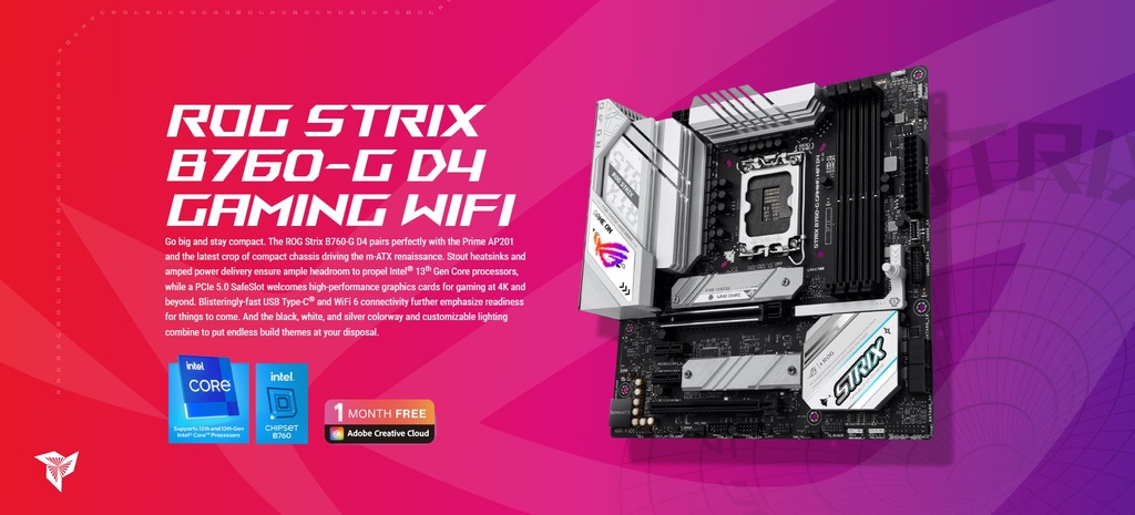 ASUS ROG STRIX B760-A B760-F B760-G B760-I GAMING WIFI / GAMING WIFI D4 ...