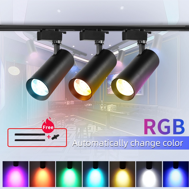 RGB Track Light Disco Light Complete Set Led Party Light Stage Lights ...