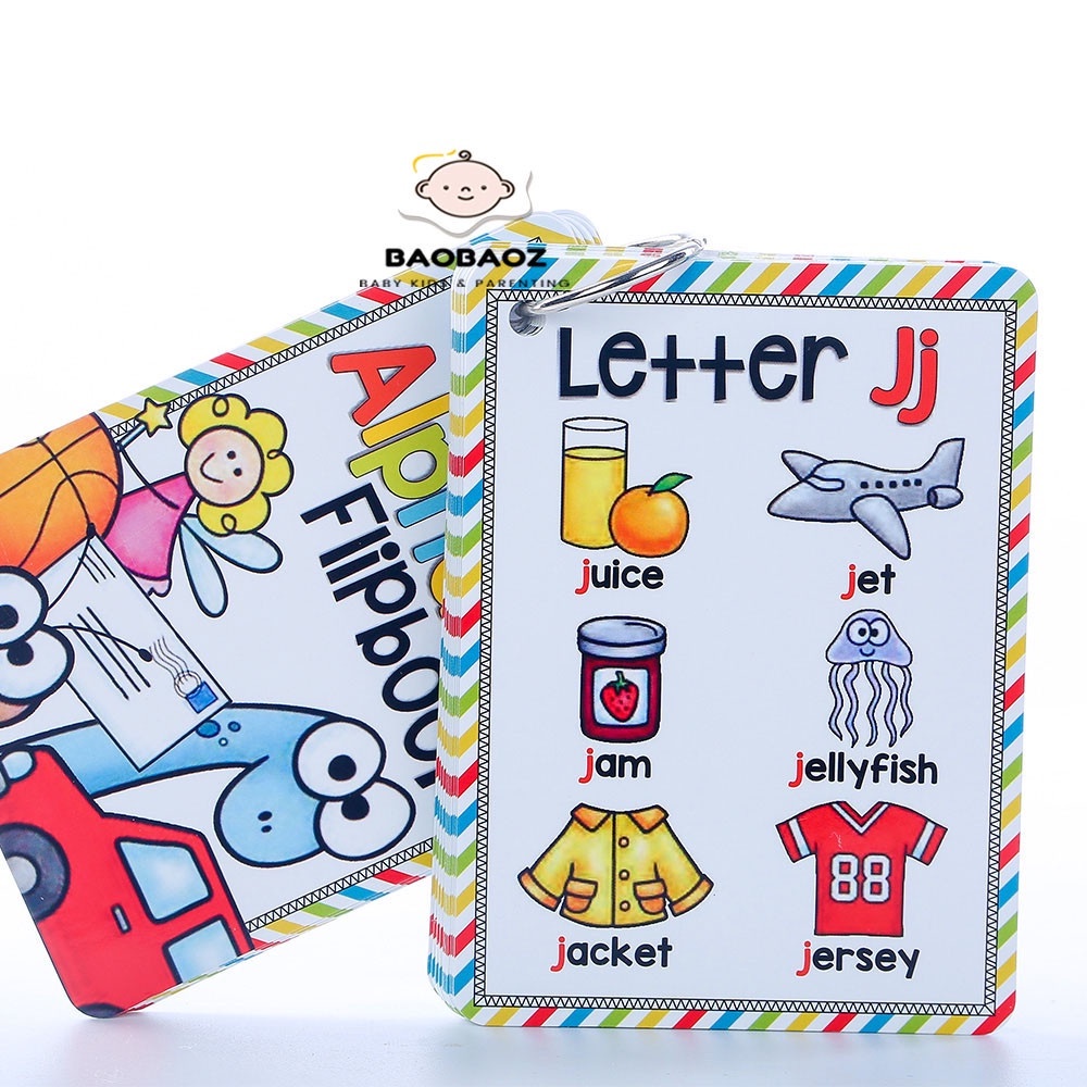 156 Phonics My Mini Alphabet Flip Book Learn Words Alphabet Build ...