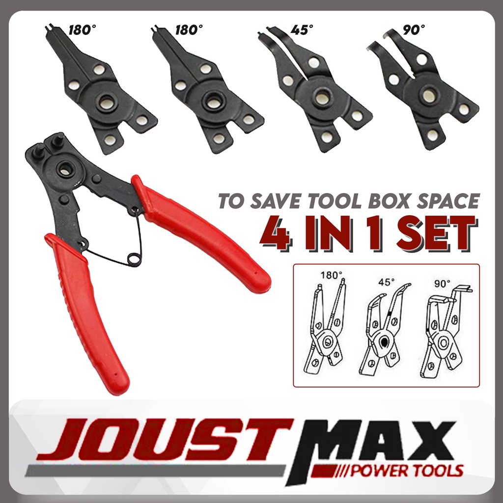 DL-518051 4pcs Circlip Plier Set New 4 in 1 Snap Ring Pliers Plier Set ...