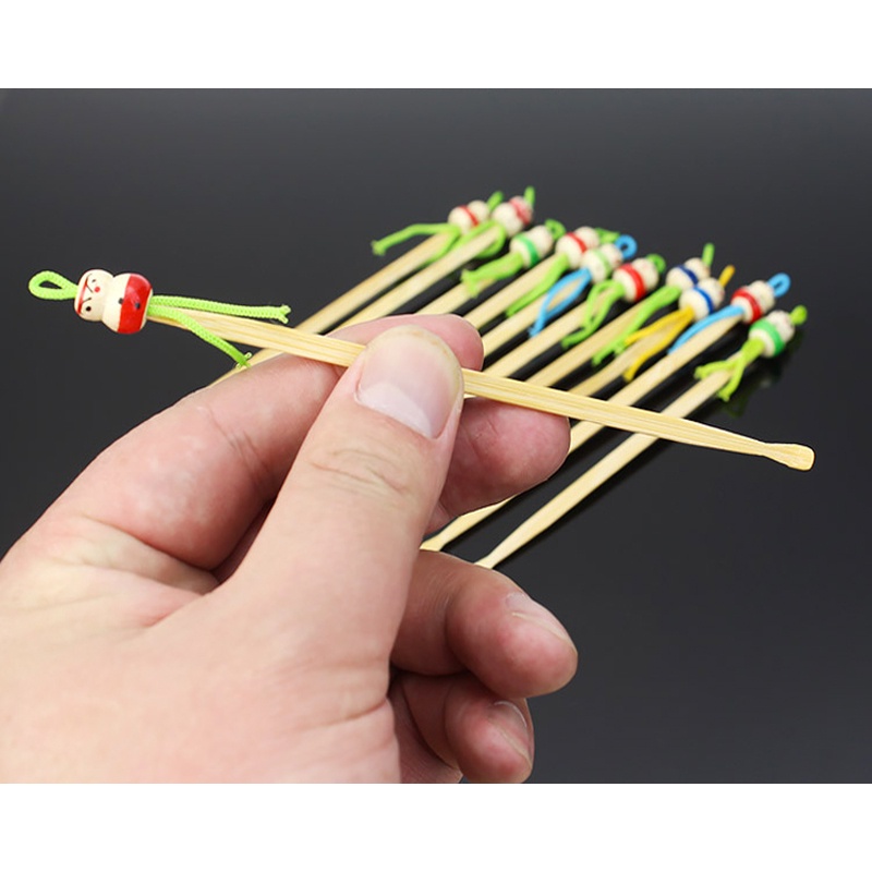 JAYMUDA Bamboo Earpick Set Ear Wax Cleaning Tool Ear Clean Digger Alat ...
