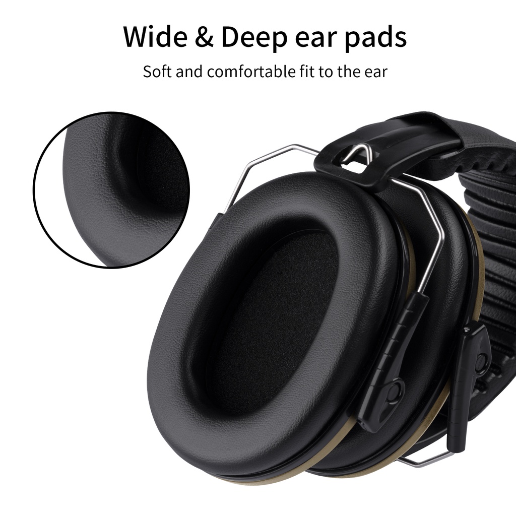 Wenzi EAREST Protection Ear Muffs, Noise Reduction Safety Ear Muffs ...